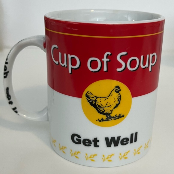 Other | Rare Get Well Cup Of Soup Mug With Manufacture Printing Defect ...